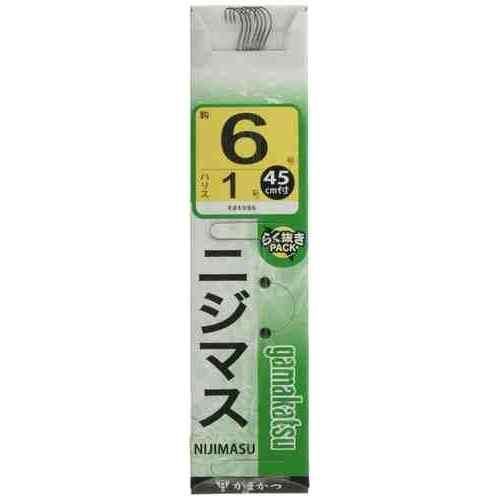 強靭な軸と鋭利な鈎先を持つ釣り鈎。 軸が太く丈夫で、耐久性に優れる 鈎先が鋭利で、掛かりが早い 暴れた魚にも鈎が負けにくい設計 入数は7本 スペック 号数: 6号 ハリス: 1 糸付: 45cm カラー: 茶 メーカー品番: 11033-6...