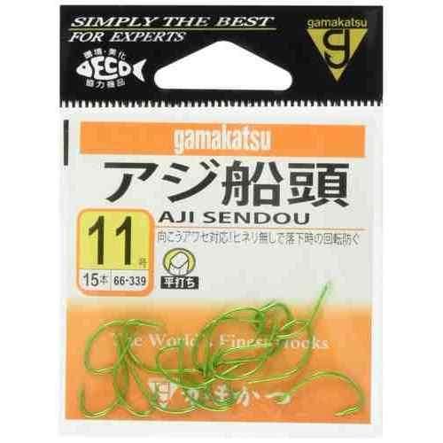 GAMAKATSU がまかつ バラ アジ船頭(緑) 10