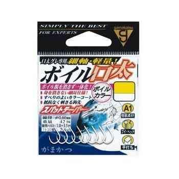 口太専用の軽量・細軸モデル。ボイル餌を潰さずに一体化する設計が特徴。 ボイルカラーが滑りやすく、餌と一体化 スパットテーパー鈎先がスムーズに刺さる 細軸仕様で身を潰さず、型崩れを防止 軽量設計により、スレた中・大型口太グレも警戒せずにくわえ...