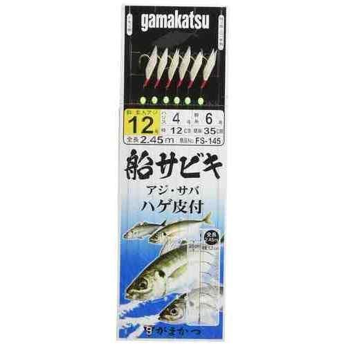 船釣り用にチューンナップされた定番のサビキ金袖。口部をキープする腹打ち軸の平面設計により、バラシを軽減します。 使用鈎: 玄人アジ（金） ハリス: 4号 幹糸: 6号 全長: 2.45m 入数: 6本 カラー: ゴールド系 スペック 号数:...