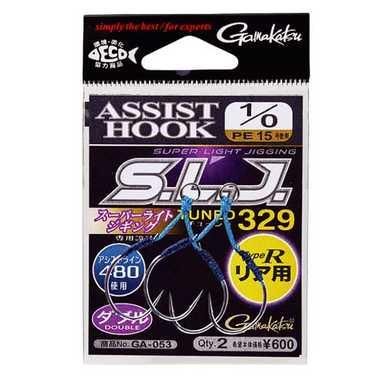 中村豪監修のスーパーライトジギング専用設計のアシストフック。 フックサイズ: ＃4、＃2、＃1、1／0、2／0、3／0 入数: 2組 タイプ: R、ノットタイプ カラー: シルバー スペック フックサイズ: ＃4、＃2、＃1、1／0、2／0...