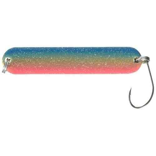 重さ: 18g 長さ: 62mm 幅: 12mm 厚み: 3.0mm フックサイズ: #2 カラー: #04 G/ブルーピンクラメメーカー品番: 914GRXN1804 渓流ではナチュラルドリフトで回転アピール。 アップにキャストした時や止...