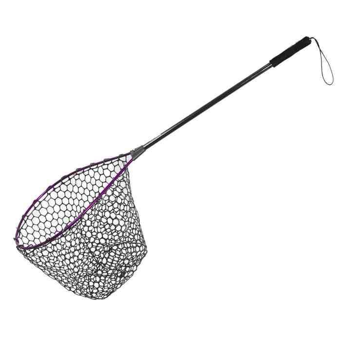 軽量でコンパクトなランディングネット。持ち運びに便利な設計で、スムーズなランディングをサポートします。 全長：約127cm 仕舞寸法：約76.5cm ネットサイズ：（縦）約52cm×（横）約40.5cm×（深さ）約40cm 網目サイズ：約2...