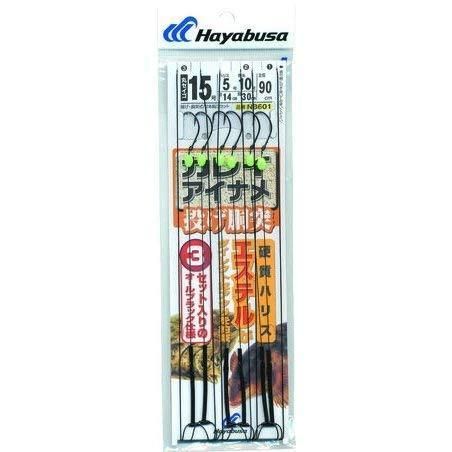 投げ・胴突式の釣り具。アイナメ、アブラコ、カレイをターゲットにした設計。 全長: 90cm 鈎: 13号 ハリス: 4号 幹糸: 8号 鈎種: 丸セイゴ 袋入り数: 2本鈎3セット スペック 対象魚種: アイナメ、アブラコ、カレイ カラー: 上黒