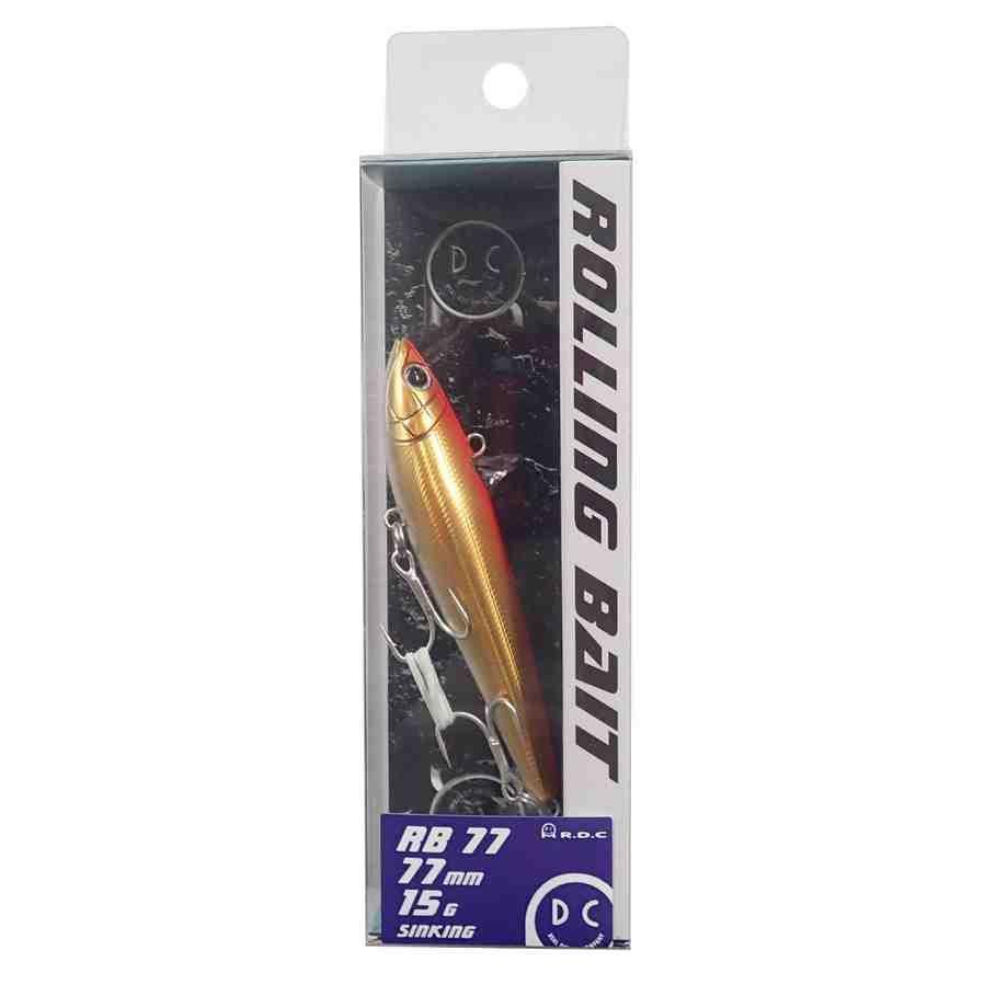 タイプ: シンキング 長さ: 77mm ウエイト: 15gフック: ST46#10 リング: #3 カラー: 07(PHゴールドオレンジ)メーカー品番: RB77 ローリングベイト定番カラー追加!! ジグ並の飛距離で、ローリングアクション。...