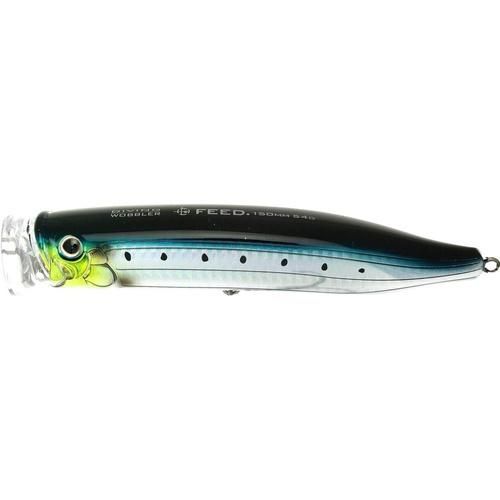 フィードポッパーには、CF150DWダイビングウォブラーが仲間入り。フルラインナップで死角なしです! サイズ: 150mm ウェイト: 54g フック: ST66#2/0 カラー: NO.07 イワシ・スリットHG 魚種: ヒラマサ カラー...