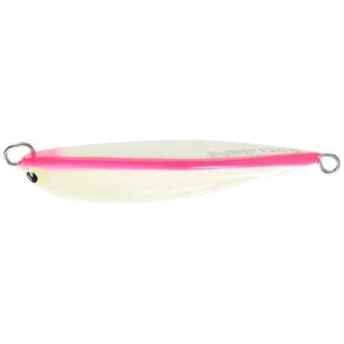 サイズ: 120g 長さ: 86mm タイプ: ジグカラー: No.8 ピンクフルグローメーカー品番: TJ120 縦、横、斜め。攻め方は自由自在。キャスト後は底を取り、ただ巻きが基本。 カウントダウンでレンジキープ。ボトムや中層を、縦、横...
