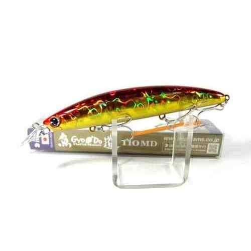 全長: 110mm重量: 19gタイプ: フローティング レンジ: MAX1.5m アクション: ウォブンロール フック: ST-46#6 リング: オリジナル#3 カラー: #HG101 アカキン 飛距離と泳ぎをブラッシュアップ! 新生魚...