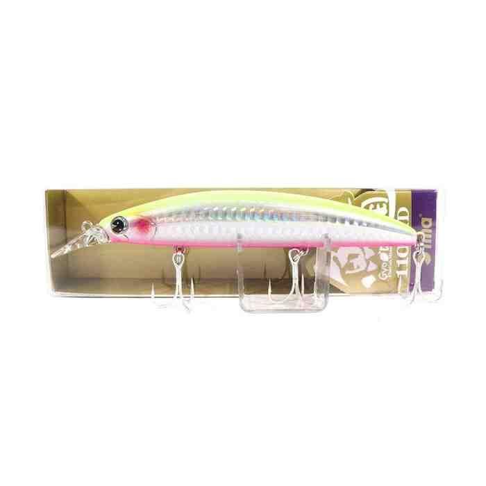 全長: 110mm重量: 19gタイプ: フローティング レンジ: MAX1.5m アクション: ウォブンロール フック: ST-46#6 リング: オリジナル#3 カラー: #HG113 チャートバックピンクグロー 定番色にヒラメに効くド...