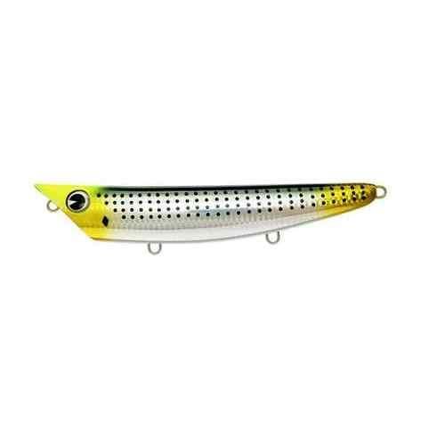 疲れ知らずの万能ビッグベイト。200mmを超えるトッププラグで魚を誘い続けるのはひと苦労。imapopkey 210なら巻くだけでアピールできるので1日中使っても疲れません。 ただ巻きでウェイク、デジ巻きでドッグウォーク。かわいいボディはラ...