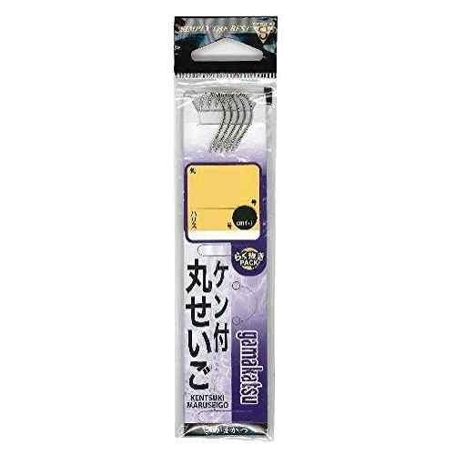 房掛けにした青イソメやカレイねらいの大きなエサを付けてフルキャストしても、「ケン付」だから安心。エサ落ちを防止します。 アブラメの「ブラクリ」やマダイの「テンヤ仕掛」にもよく使われます。 品名コード: 11288 号数: 12 ハリス: 3...