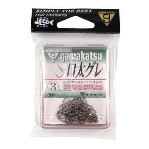 細軸・短軸・半スレタイプの専用スペシャルフック。スレた口太にも違和感なく吸い込ませる設計。 茶仕上げで鈎先が鋭い 小鈎化により新たな戦略を提供 入本数: 80本 スペック 号数: 3号 カラー: 茶 メーカー品番: 66335