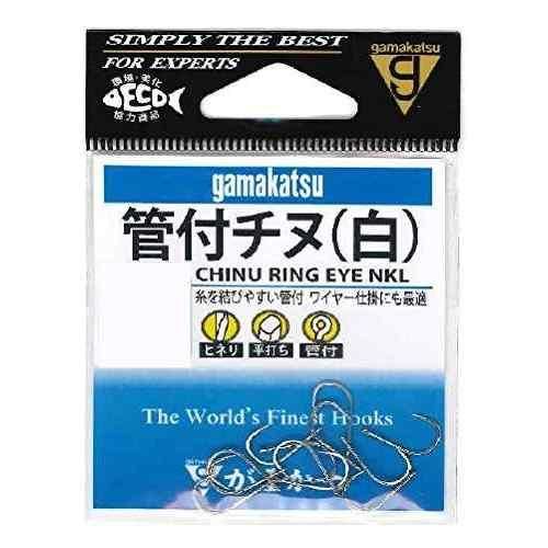 オールラウンドタイプのチヌ鈎の形状で、ビギナーでもハリスを結びやすい「管付」。 タチウオ狙いのワイヤー仕掛にも好適です。 様々な釣りに使用出来る「管付チヌ」にナノスムースコートを搭載。 スムーズなエサ付けと驚異の貫通力をご体験ください。 号...
