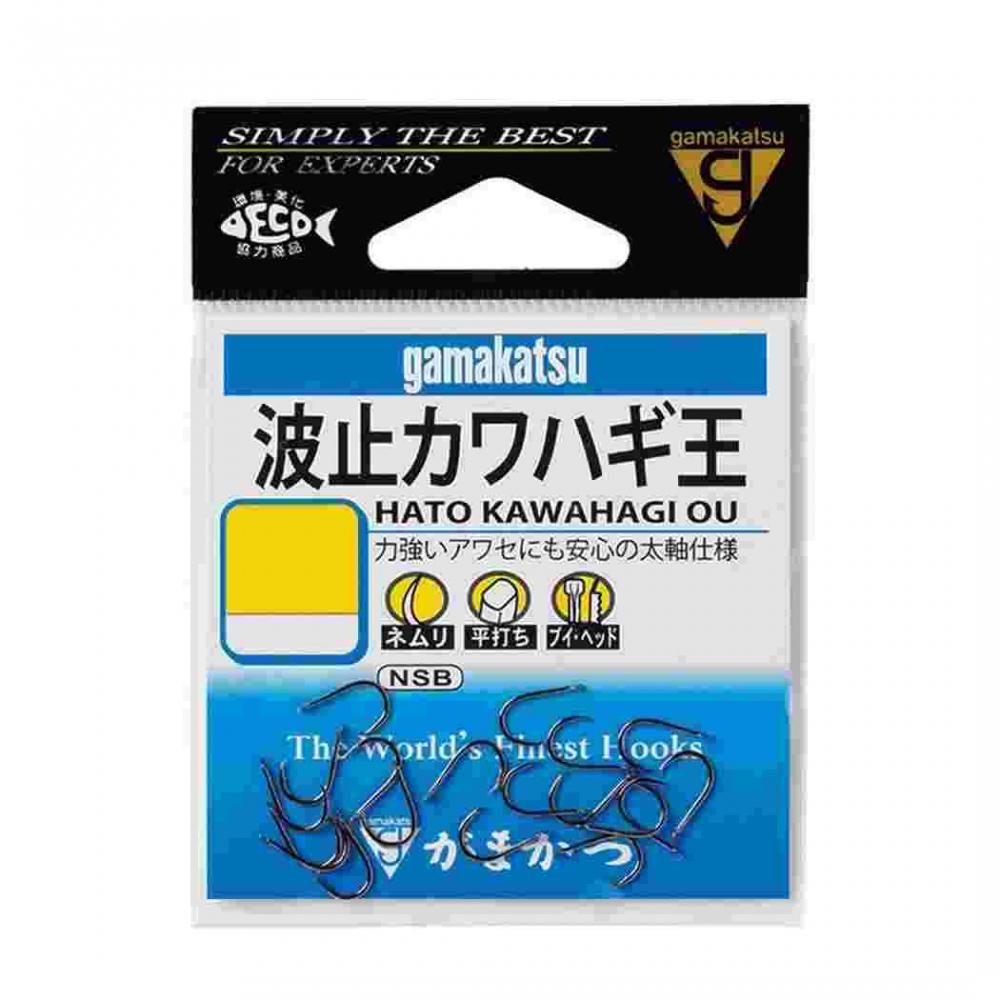波止や堤防でのカワハギ釣りに適したアイテム。 太軸設計で大きなアワセにも対応 号数は1、2、3号の3種類 小さな鈎でエサ取り名人に対抗可能 早アワセが求められる釣りスタイル スペック 号数: 1 入数: 19 品名コード: 67151