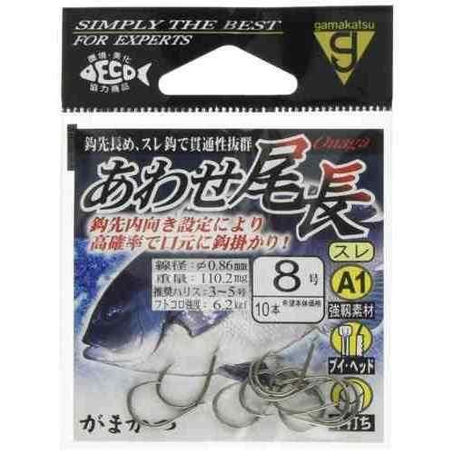 釣鈎専用の特殊新素材を使用した高性能な釣鈎。 抜群のフトコロ強度と耐摩耗性を誇る新素材を採用 加工性に優れ、カエシ加工や平打ち加工が可能 ハリスを軸のセンターで固定するV字型溝加工 ラインロックシステムにより結び強度を確保 高確率でフックア...