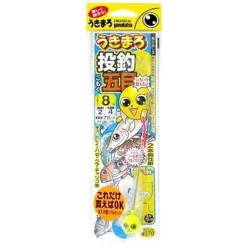 釣りに適した仕掛け。 号数: 8号 ハリス: 2 幹糸: 4 全長: 75cm 使用鈎: がま投キス（白）2本（1組入） サイズ鈎: 8 スペック カラー: ホワイト系 メーカー品番: 42171-8-2