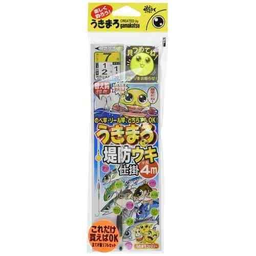 シンプルな1本鈎のウキ釣り仕掛。全長4mで、ノベ竿やコンパクトロッドでも使用可能。堤防や野池での小物釣りに適しています。 魚が掛かると「うきまろウキ」が震える 替え鈎1本付属 スペック 号数: 7号 ハリス: 1 幹糸: 2 全長: 4.0...