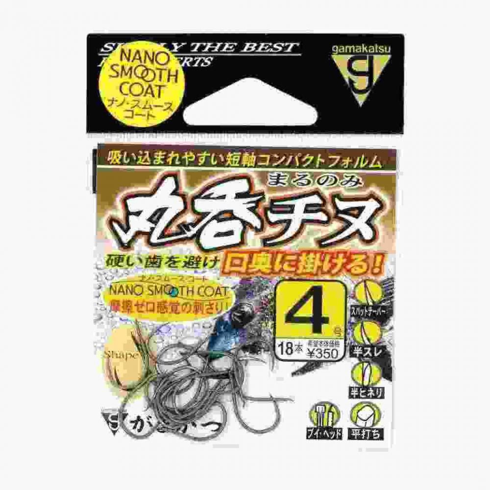 チヌの口奥に確実に掛けるために設計された鈎。 短軸コンパクトフォルムで吸い込みやすい チヌの硬い歯を避け、口元や口奥に掛ける鈎を使い分け可能 丸味を帯びた軽量設計が弱い吸い込みにも対応 半ヒネリ構造がすっぽ抜けを防止 超尖鋭鈎先による高い貫...