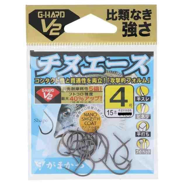 新素材を使用した高耐久性の鈎。吸い込みやすさと鈎掛かりの良さを追求した設計。 新素材「G-HARD V2」による強い鈎先 短軸設計で軽量かつ吸い込みやすい ワイド形状とヒネリによる優れたコンタクト性能 ストレート鈎先による深い刺さり込み ナ...