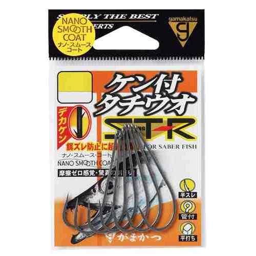 パワーアップしたダブルのデカケンによる圧倒的エサ持ち。タチウオ鈎に求められる重要な要素である「エサのズレにくさ」にこだわった商品。 度重なるテストによりケンの向き・数・位置・大きさを徹底的に見直し、従来のタチウオ鈎と比較してエサの固定力を大...
