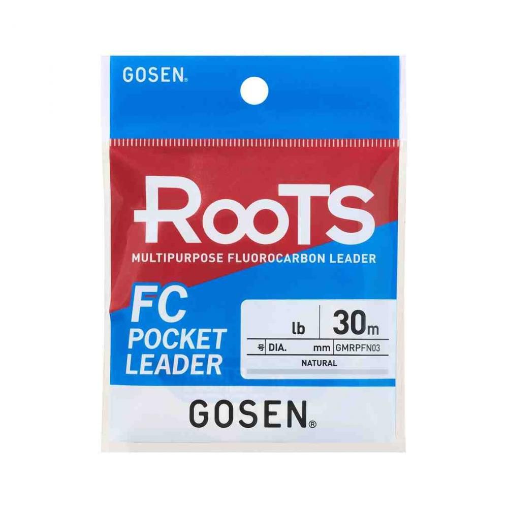 GOSEN ゴーセン ルーツ FC ポケットリーダー 30m 25LB/7号