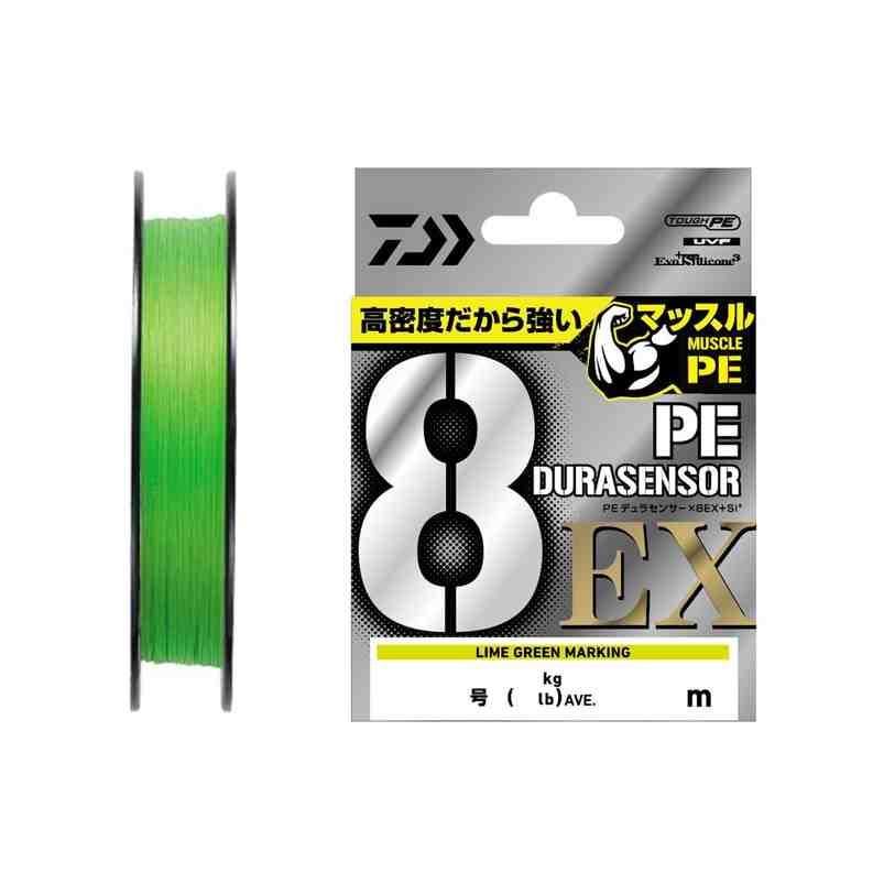 号数: 1.2号 カラー: ライムグリーン マーキング 巻糸量: 150 素材: PE ブレイド数: 8 メーカー品番: 07320117 糸表面が非常に滑らかに! ハイスペック8ブレイドライン! ダイワ独自の「EX加工」を採用し糸表面が非...