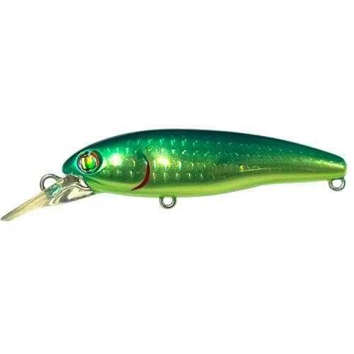 ハルシオンシステム(Halcyon System) 月虫77 超激沈 タイプ: Heavy Sinking サイズ: 77mm 重さ: 24g フック: STBL-56 #4 ブリブリのウォブリングアクションは、全てのフィッシュイーターを魅...