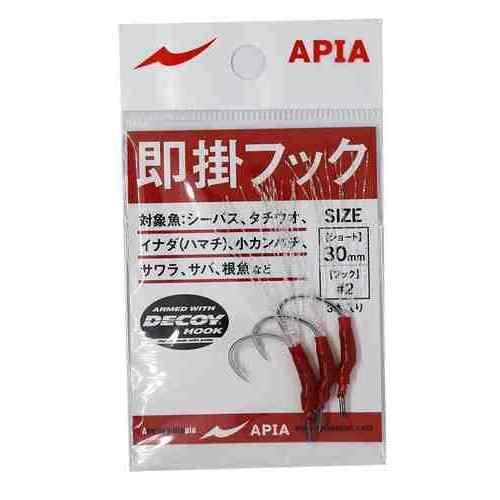 ライトウエイトジグ用のアシスト・シングルフック。高い掛かりを実現する設計。 フック本体にCF加工（PAT.）を施し、フトコロ強度を向上 ロングテーパー形状の細軸フック「パイク（DECOY製）」を採用 シーバスや小型回遊魚をターゲットにした釣...