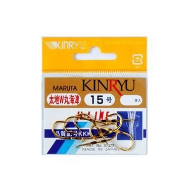 KINRYU 金龍鉤 金太地W胴突丸海津 金 15号