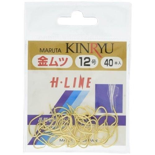KINRYU 金龍鉤 ヘッター付Hライン 金ムツ 13号 徳用