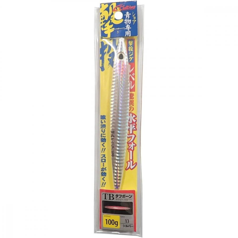 CULTIVA カルティバ 31874 GJL-100 撃投ジグレベル 100g #13 シルバー(グローエッジ)