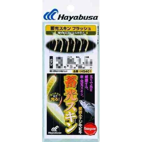 光を利用して魚を引き寄せる、先進的なスキンを採用した釣具。 エビや虫類が発する光を模したデザイン 深場や濁り潮での視認性を向上 堤防・胴突式に適したサイズ設定 スペック 鈎（号）：8 ハリス（号）：2 幹系：4 カラー：金 入り数：6本鈎1セット