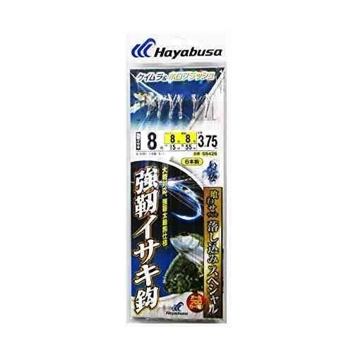 HAYABUSA ハヤブサ SS426 船極 喰わせサビキ 落し込みスペシャル ケイムラ&ホロフラッシュ 強靭イサキ6本8 8