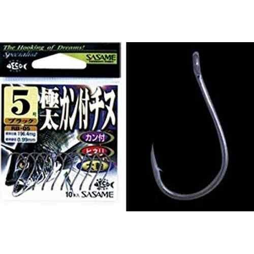 SASAME ささめ針 RB-05 極太カン付チヌ ブラック 2号