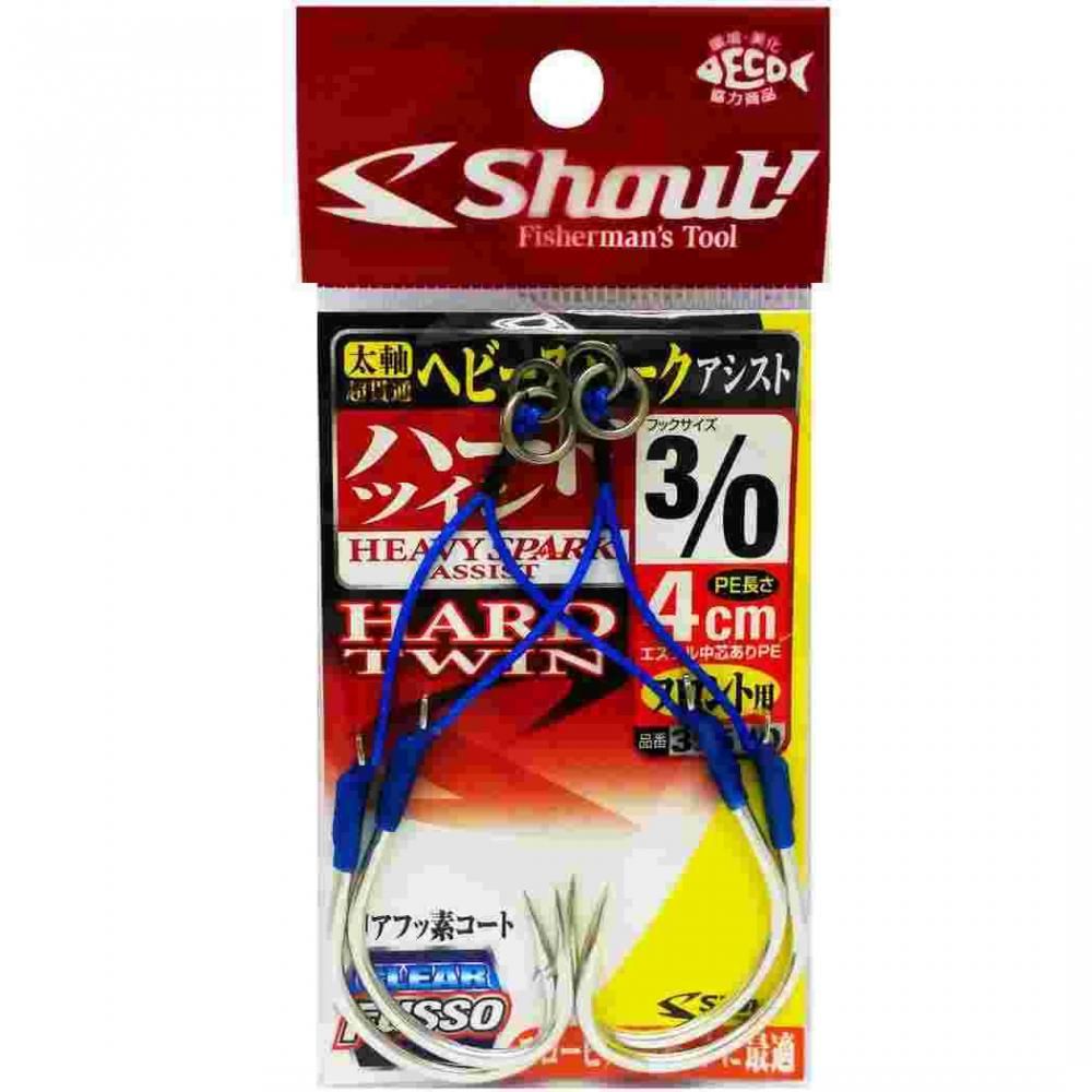 高強度の太軸フックを使用したフロント用ツインアシスト。折りグセが付きにくいエステル中芯を採用し、様々なジグや状況に対応可能。 クリアフッ素コートフック 中芯にエステルラインを使用 超貫通クリアフッ素加工ヘビースパークフック マグロ、カンパチ...