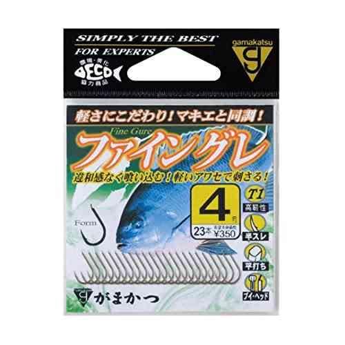号数: 2入数: 24本カラー: 茶メーカー品番: 68-509 タフな状況を完全攻略!!繊細さを極めた細軸軽量グレ鈎グレ釣り師の誰もが直面する、低活性時の食い渋りや攻め続けられたスレっからしのグレ攻略に対応した鈎が「T1 ファイングレ」で...