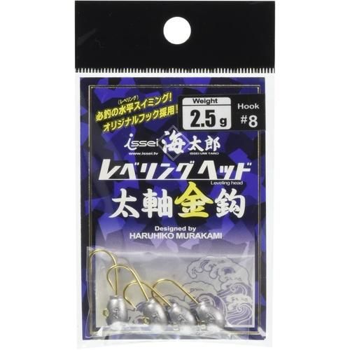 Umitaro 海太郎 レベリングヘッド 太軸 金鈎 2.0g#8