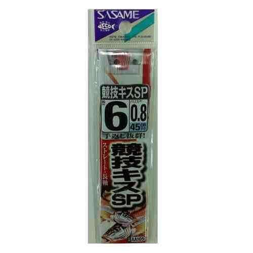 SASAME ささめ針 AA105 競技キスSP糸付 6 0.8