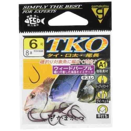 磯釣りの人気魚に特化したフルサイズラインナップ。 対象魚: マダイ、口太、尾長 カラー: ウィードパープル（海藻をイメージ） フィールドに馴染むカラーで魚に警戒心を与えない 素材: 釣鈎専用鋼「A1」 鈎先の鋭さを保つ「トップレスコート」 ...