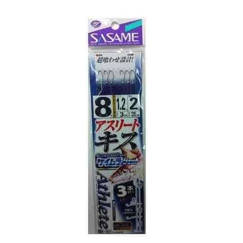 アスリートキス用の高性能仕掛け。逆付けケイムラ・ラメ糸を使用し、大型のキスを狙うための設計が施されています。 超合金サイバーメタルフックを採用 3本鈎仕様で、2セット入り 逆付けラメ糸が特徴 夜光留付きで視認性向上 スペック 全長: 1.7...