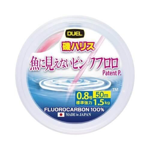 DUEL デュエル 魚に見えないピンクフロロEX 磯ハリス 50m 10号 SP ステルスピンク H4875-SP