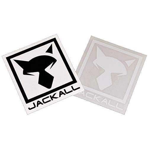 JACKALL ジャッカル JKカッティングステッカー スクエアS ホワイト