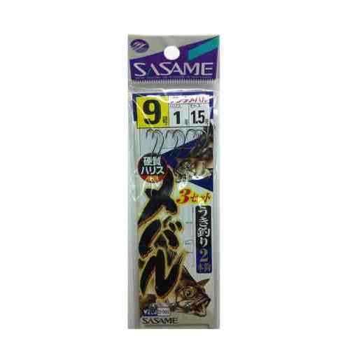 SASAME ささめ針 D-302 メバルウキ釣り3セット 9号1