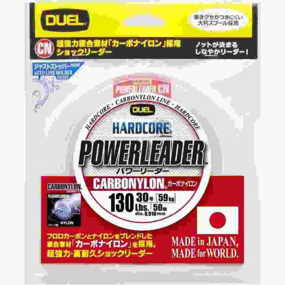 超強力・高耐久のハイブリッドショックリーダー。 フロロカーボンとナイロンをブレンドした複合素材を採用 ナイロンの操作性と強力な直線・結節強度 フロロカーボンの低伸度性と高感度を兼ね備え 遠くのアタリをしっかり感知 扱いやすく、巻きぐせがつき...