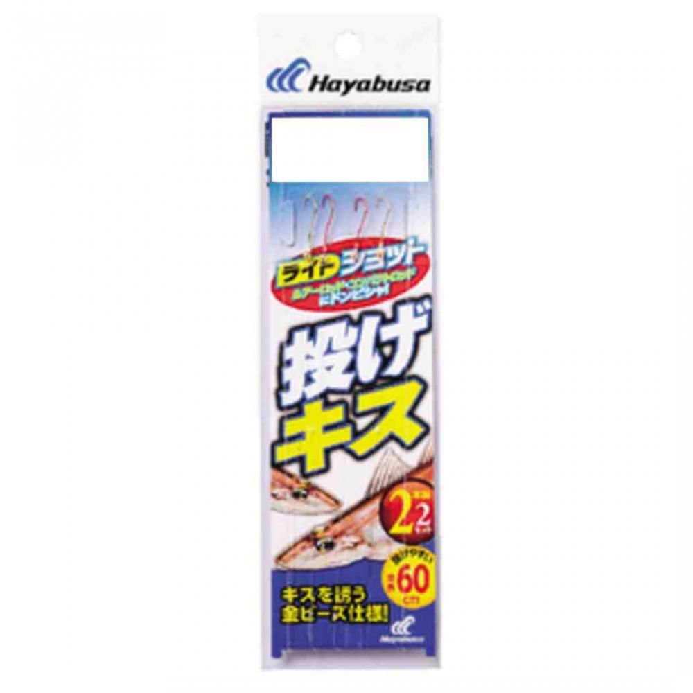 キスをターゲットにした釣りに最適な仕掛け。 金ビーズ仕様でキスを誘う 全長60cmのショート設計で短い竿でも投げやすい 絡み防止のヨリ糸仕様 2本鈎2セット スペック 針: 8 ハリス: 1.5 幹糸: 3 全長: 60cm 鈎種: キスサ...