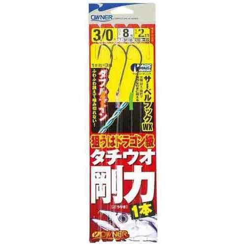 OWNER オーナーばり 33460 タチウオ剛力1本 3/0