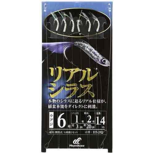 シラスをリアルに再現したルアー。アジやサバの捕食行動を意識したデザインが特徴。 艶やかさを強調するブライトンを採用 リアルな目の表現にこだわった黒留 スペック 号数: 6-1 サイズ: 6-1 メーカー品番: HS201