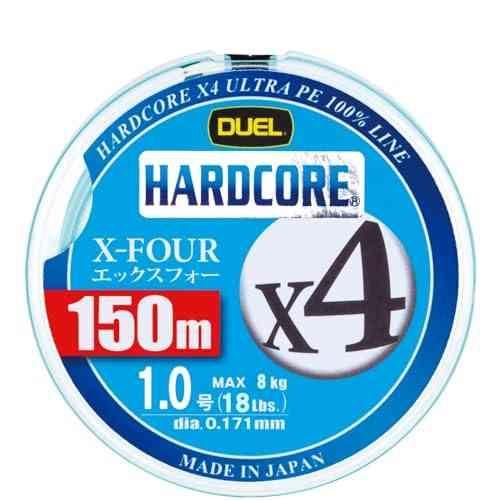 糸径: 0.171mm MAX強度: 8kg AVE: 6kg MAXライン: 1.0号 カラー: ミルキーグリーン 高視認で扱い易い、ハードコアエックスフォーに150m巻登場。 ウルトラPEをマイクロピッチブレイデッド加工(4本組)した、...
