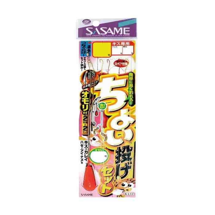 ちょい投げ釣りに最適なオモリ付き仕掛け。 全長: 0.8m 号数: 8号 ハリス: 1.5 モトス: 3 オモリ: 8 鈎: キス専用（赤・金） パーツ: 夜光玉 仕様: 2本鈎＋スペア1セット スペック サイズ: 鈎8 / ハリス1.5 ...