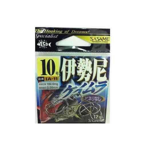 高い信頼性を誇る釣り針。 号数: 10号 入数: 12本 カラー: ケイムラ サイズの参考: 参考画像は実際のサイズとは異なるため、背景のグリッド（5mm間隔）を目安にすること スペック 号数: 10号 入数: 12本 カラー: ケイムラ ...